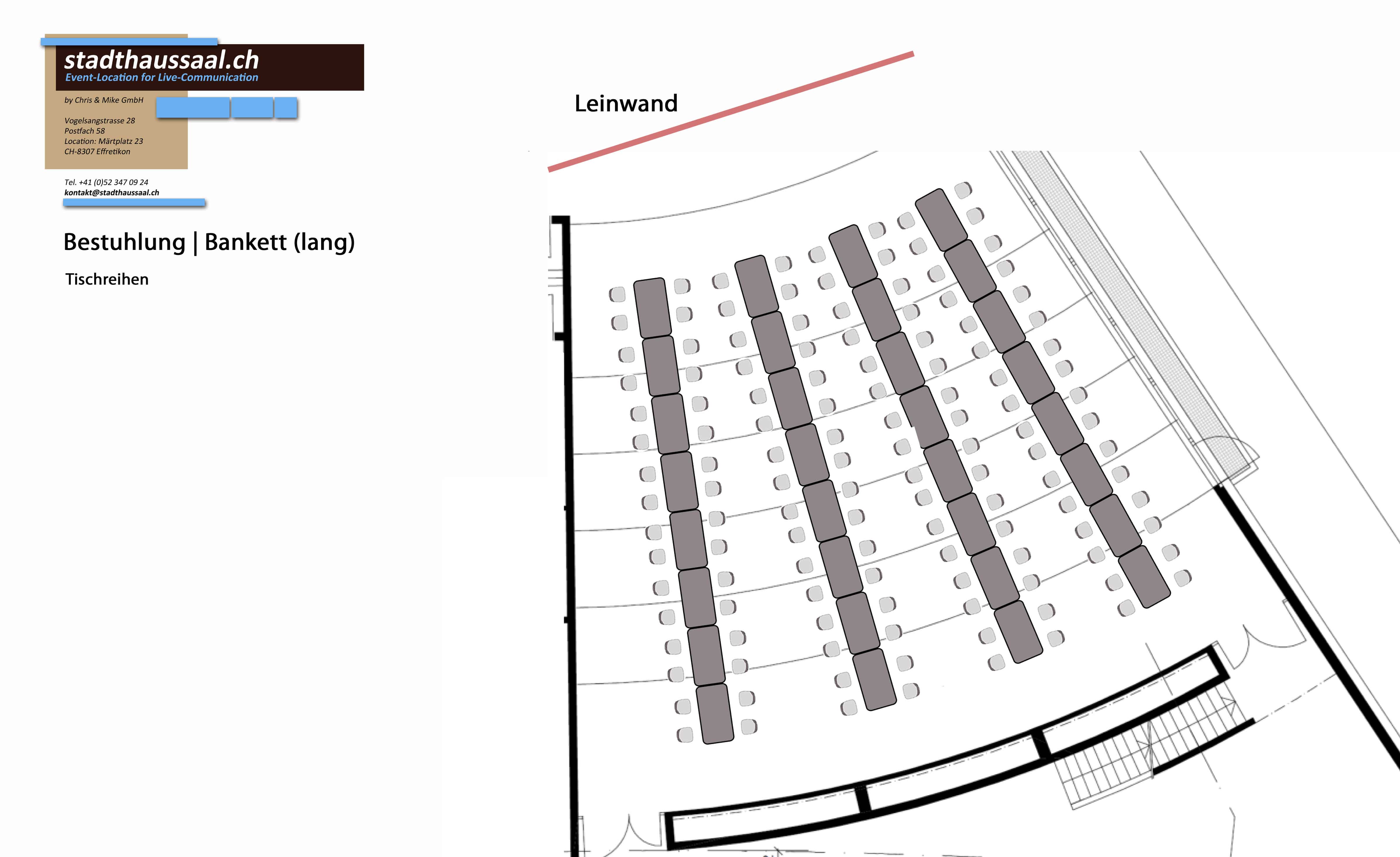 Bestuhlung | Stadthaussaal.ch